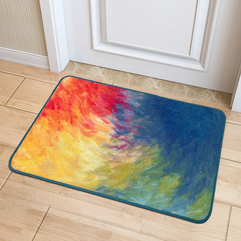 Abstract Rainbow Floor Mat - Queerks™