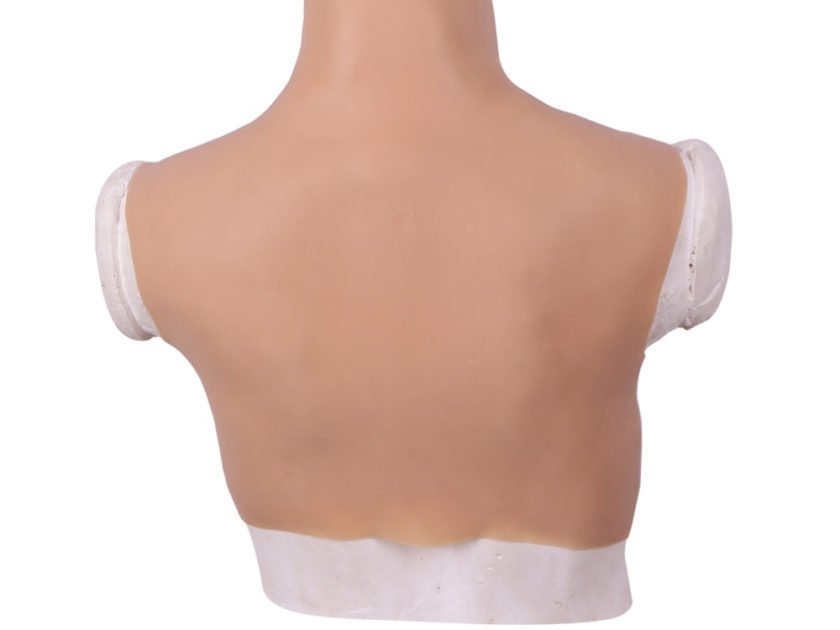 High Collar Silicone Breastplate (E Cup) - Queerks™