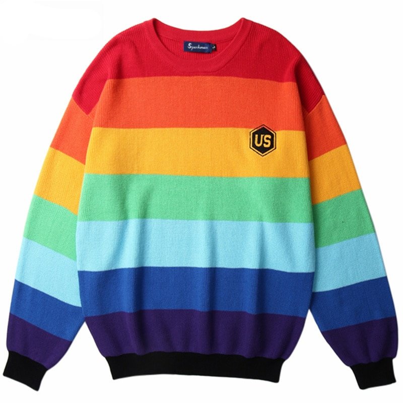 Rainbow LGBT Pride Streetwear Sweater - Queerks™